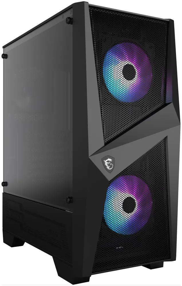 Ropere - MSI case MAG FORGE 100R without power supply left tempered ...