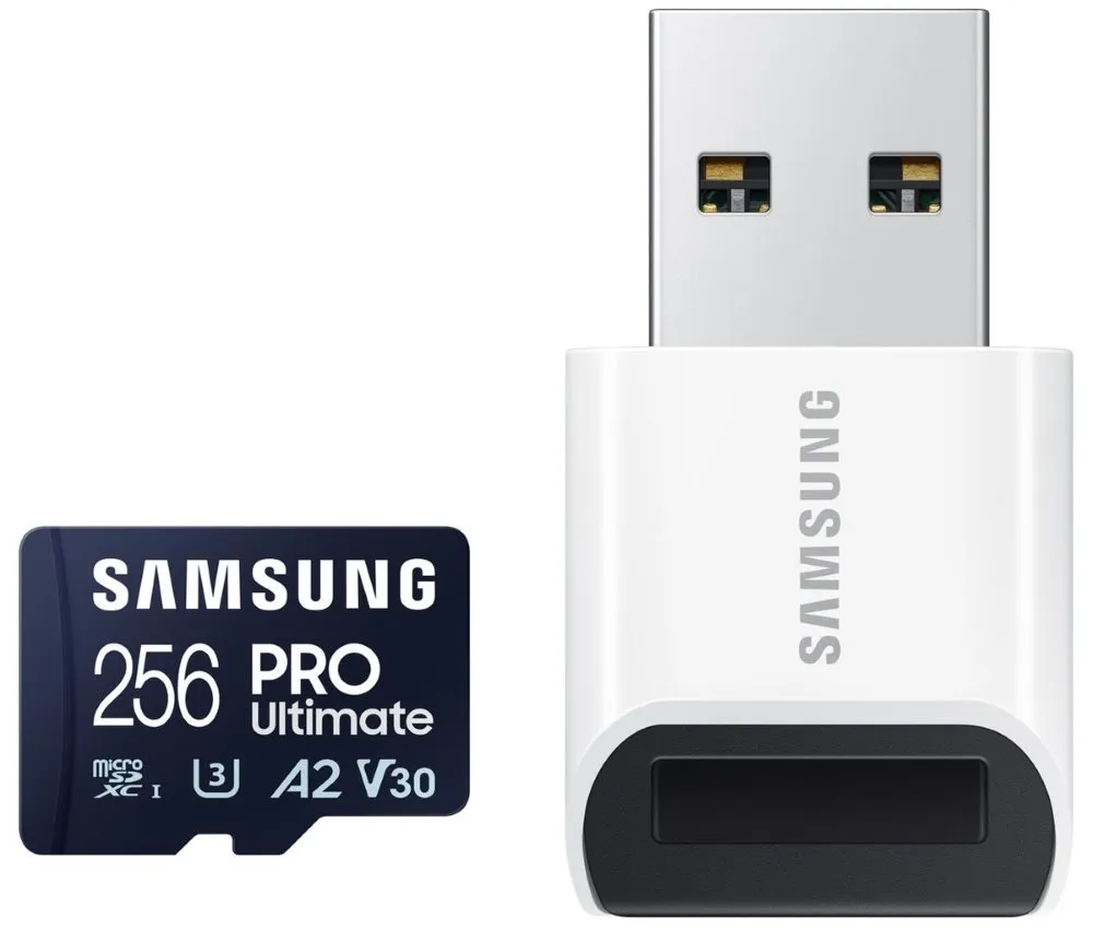 Ropere - Samsung micro SDXC 256GB PRO Ultimate + USB adapter | for your ...